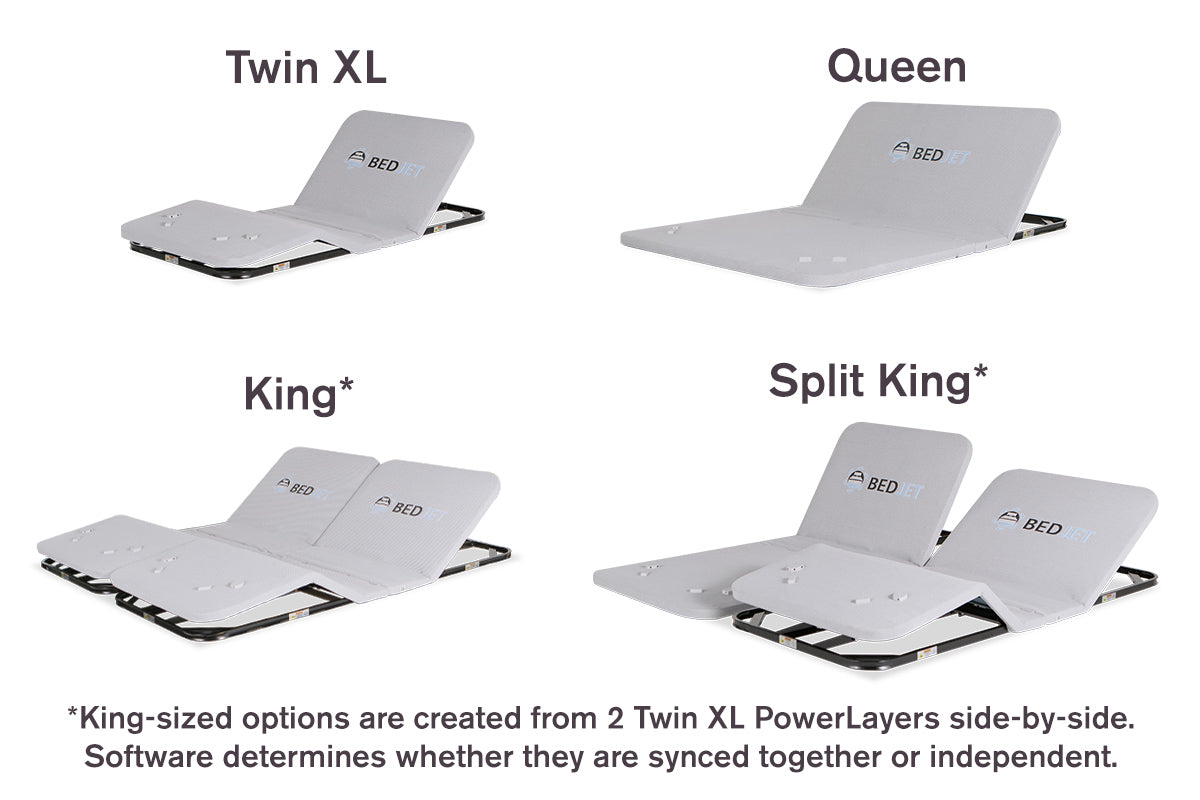 BedJet PowerLayer Adjustable Bed