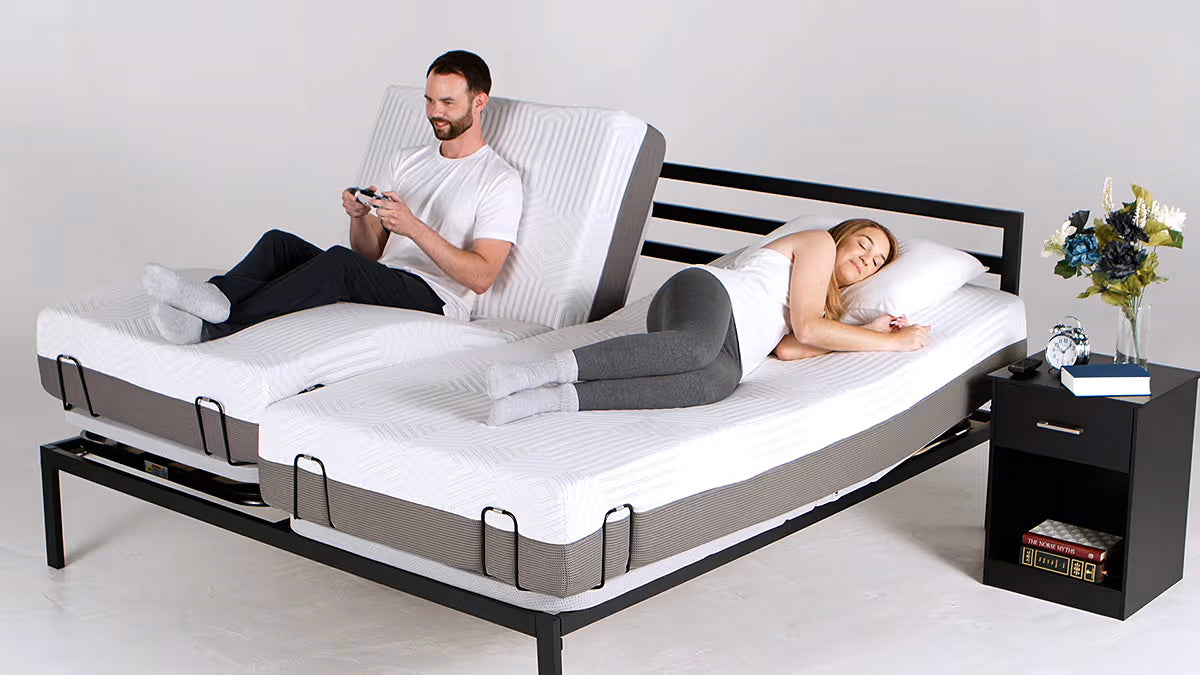 PowerLayer Ultra-Thin Adjustable Bed Frame